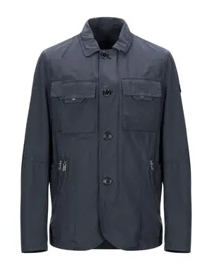 Peuterey Cotton-polyamide Overcoat - Blue