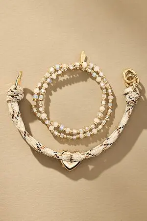 Anthropologie Set Of Two Bracelets Neutral