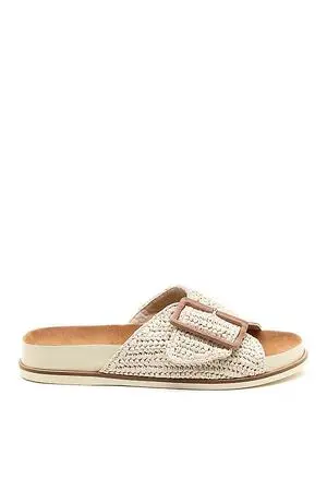 KELSI DAGGER BROOKLYN Sutton Raffia Slide Sandals