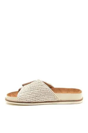 KELSI DAGGER BROOKLYN Sutton Raffia Slide Sandals