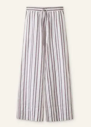 ME+EM Striped Drawstring Beach Pant