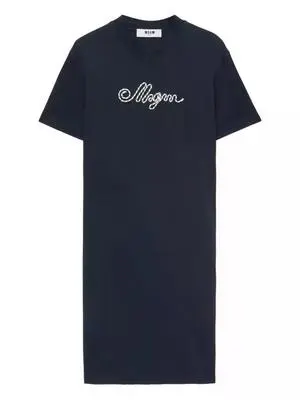 Msgm Embroidered Dresses