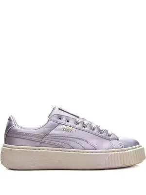 PUMA Platform Satin Sneakers