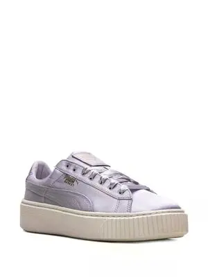 PUMA Platform Satin Sneakers