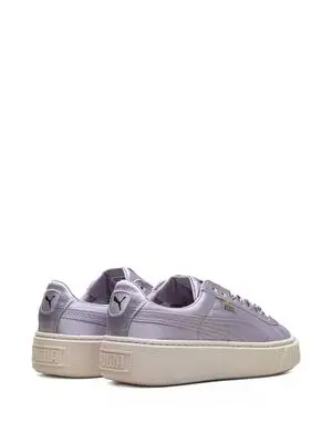PUMA Platform Satin Sneakers