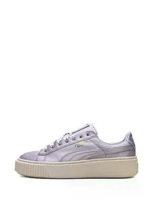 PUMA Platform Satin Sneakers