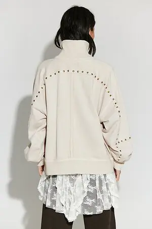 Free People We The Free Star-studded Pullover - Tofu