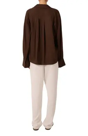 WeWoreWhat Kaftan Linen Top