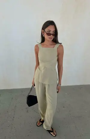 WeWoreWhat Wrap Top
