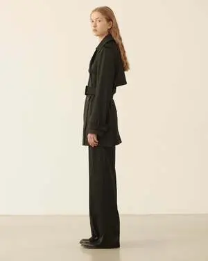 Veronica De Piante Charlotte Viscose Trench Coat