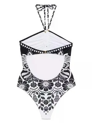 Farm Rio Flower Leopards One-piece