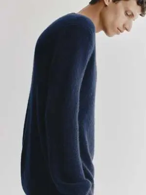 LISA YANG The Baxter Sweater - Navy