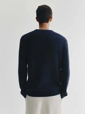 LISA YANG The Baxter Sweater - Navy