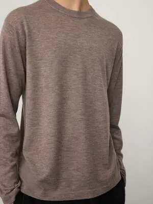 LISA YANG The Nathaniel Sweater - Deep Truffle
