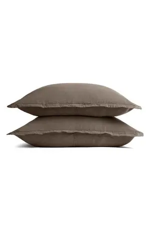 PARACHUTE Heirloom Pillow Shams - Warm Grey