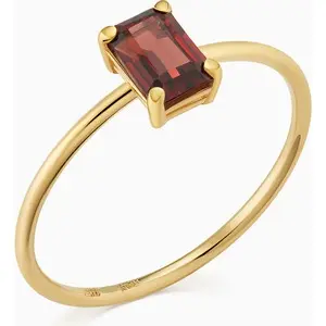 ORADINA 14k Gold Gemstone Ring - Yellow Gold - Garnet