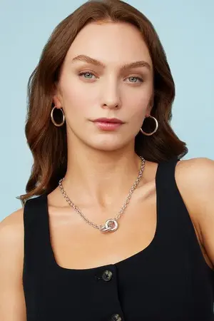 ORADINA Hoop Earrings - Silver