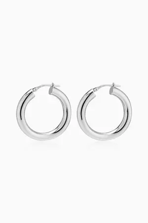 ORADINA Hoop Earrings - Silver