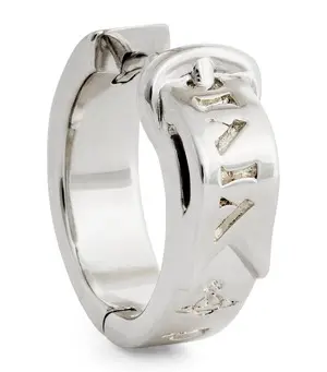 VIVIENNE WESTWOOD Bobby Single Hoop Earring - Silver