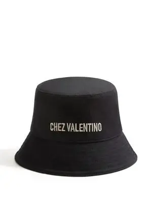 Valentino Garavani Chez Bucket Hat - Black