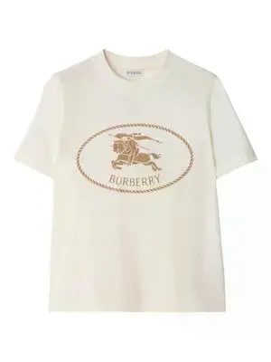 Burberry Knight Stamp T-shirt - Neutrals