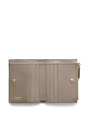 Prada Small Grained-leather Wallet