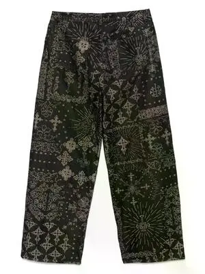 UNTITLED ARTWORKS Jacquard Straight Leg Jeans