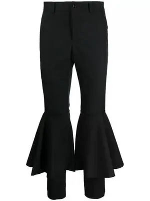 CDG Flared-leg Tailored Trousers
