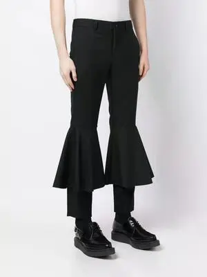 CDG Flared-leg Tailored Trousers