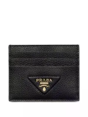 Prada Textured Cardholder - Black