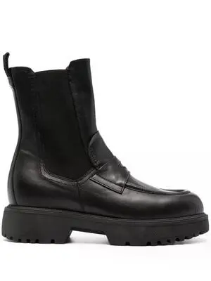 NEROGIARDINI Calf-length Leather Boots