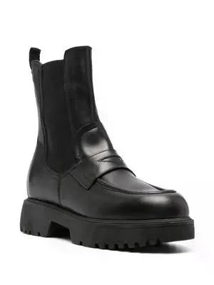 NEROGIARDINI Calf-length Leather Boots