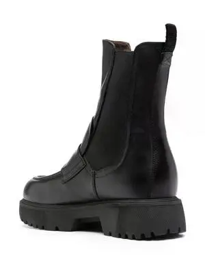 NEROGIARDINI Calf-length Leather Boots