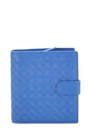Bottega Veneta Intrecciato Compact Wallet - Blue