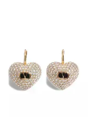 Valentino Garavani Coeur Royal Earrings - Gold