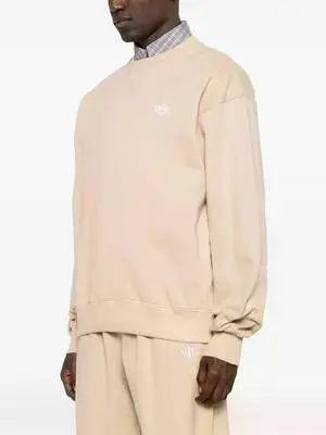 WALK IN PARIS Fleece Crew-neck Sweatshirt