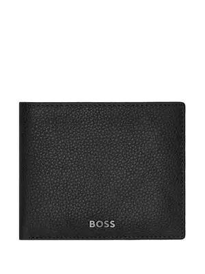 BOSS Logo-lettering Wallet - Black