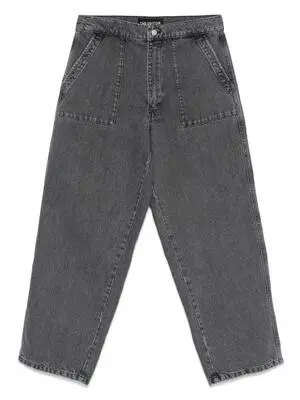THE EDITOR Washed-effect Jeans