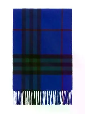 Burberry Checked Cashmere Scarf
