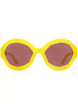 Marni Oversized Sunglasses - Yellow