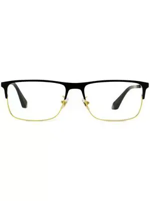 LONGINES Rectangle-frame Optical Glasses - Black