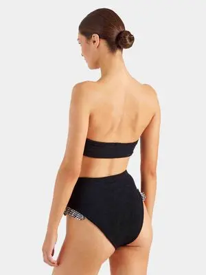 Hunza G Peggy Bikini - Black Gingham