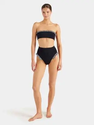 Hunza G Peggy Bikini - Black Gingham