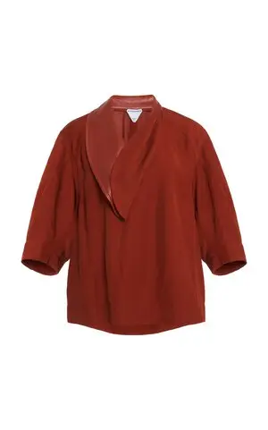 Bottega Veneta Leather Shirts