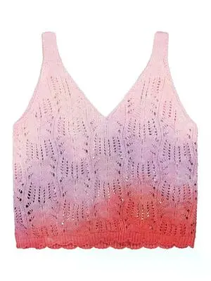 LANEUS Boxy Knitted Tank Top