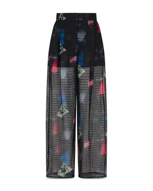 Emporio Armani Abstract Print Pants