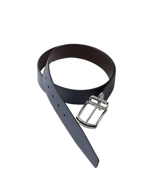 Prada Reversible Saffiano Leather Belt - Brown