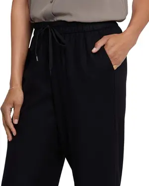 NYDJ Relaxed Drawstring Pants - Black