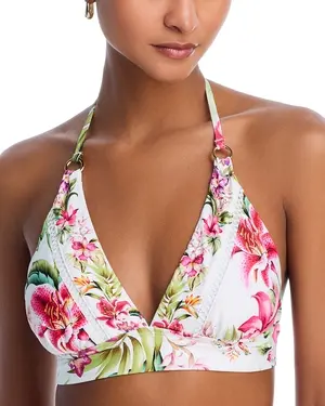 La Blanca Polynesian Halter Bikini Top