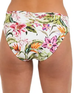 La Blanca Shirred Bikini Bottom